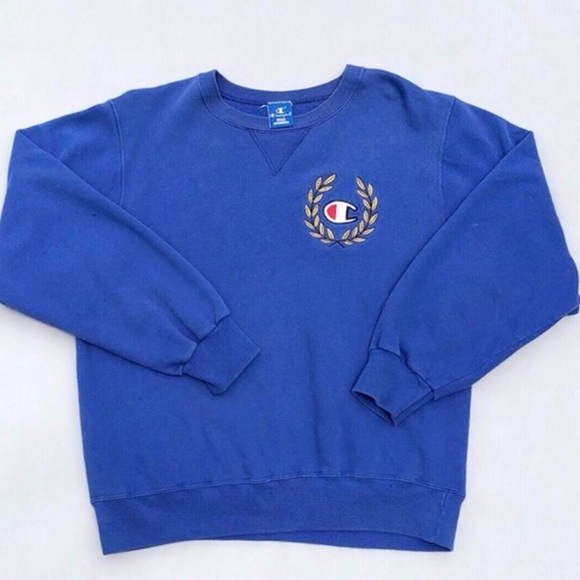 Champion | Sweaters | Vintage 9s Champion Crew Neck With Embellished ...
